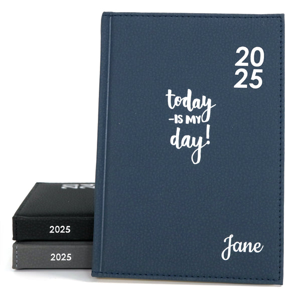 Personalised Custom Premium Diary Organiser 2025, A4 A5 | UK dates ...